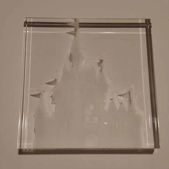 Disney | Office | Disney Cinderella Glass Castle Paperweight | Poshmark